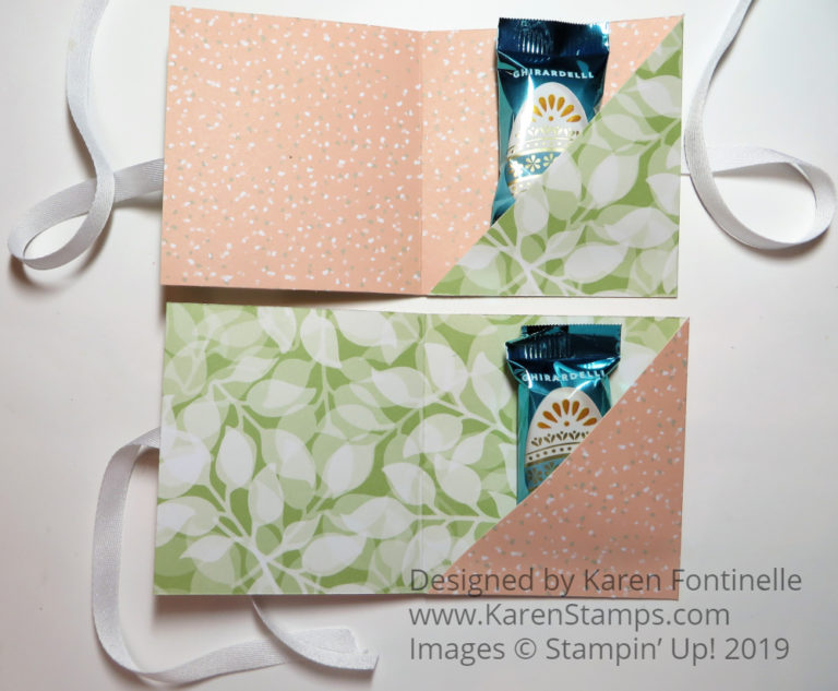 Easy Easter Folded Candy Holders | Stamping With Karen