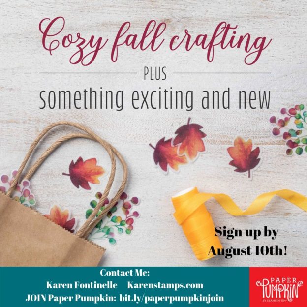 Paper Pumpkin Fall Kit Coming in August....with a Twist!