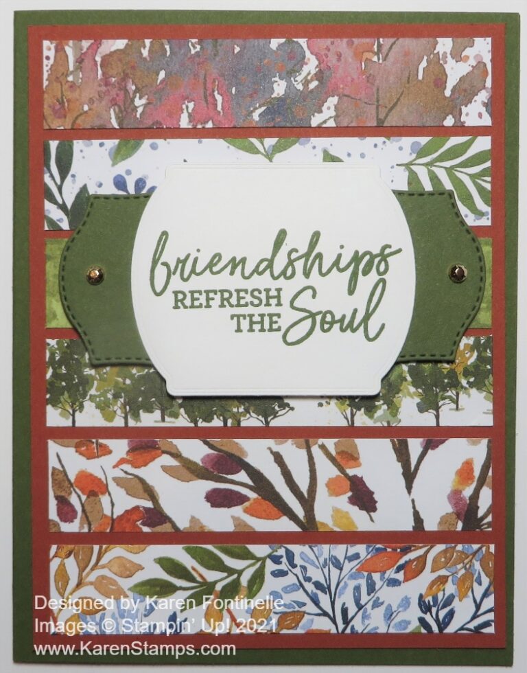 Beauty of the Earth Friendship Card | Stamping With Karen